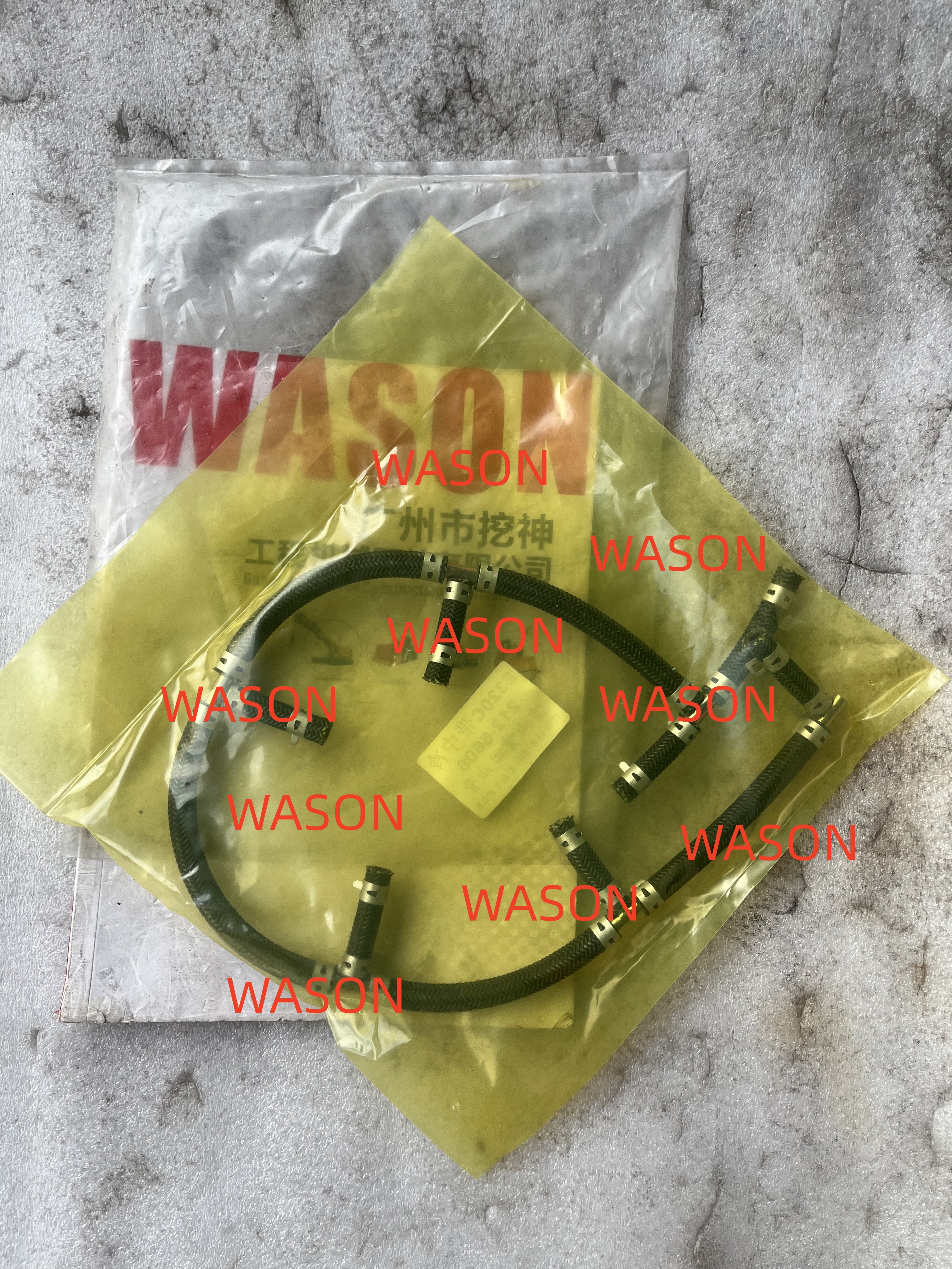 E320C S6K Excavator Injector Return Oil Tube/Pipe With Cold 212-8606 ...